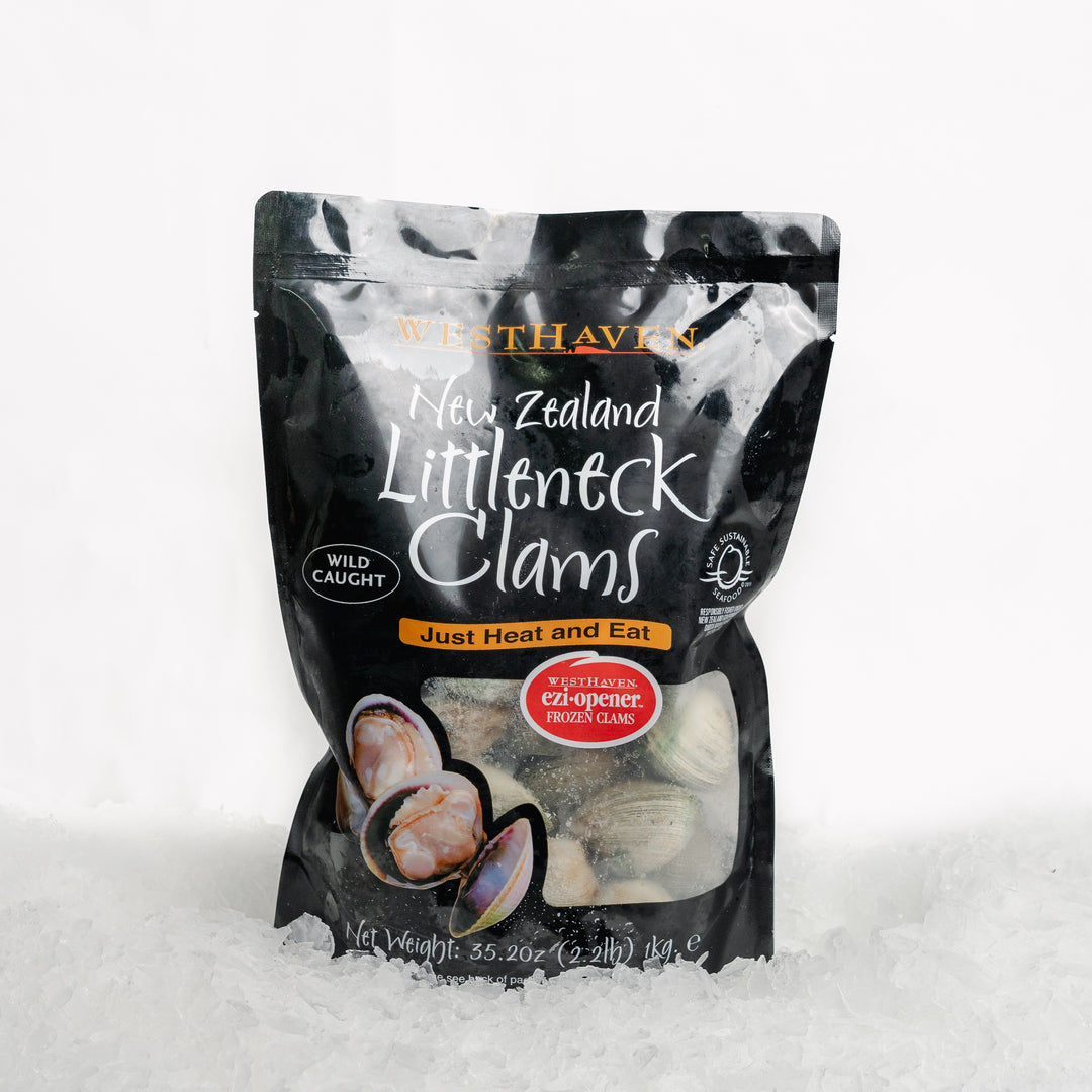 Little Neck Clams NZ (1kg packet) – Astakos